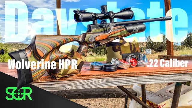 Daystate Wolverine HPR .22 FIRST SHOTS out of the box @ 100 YARDS ...