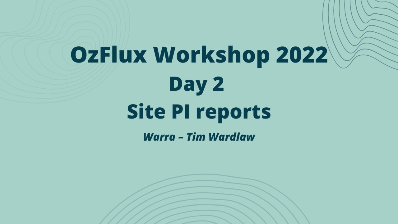 Warra site report with Tim Wardlow on Vimeo