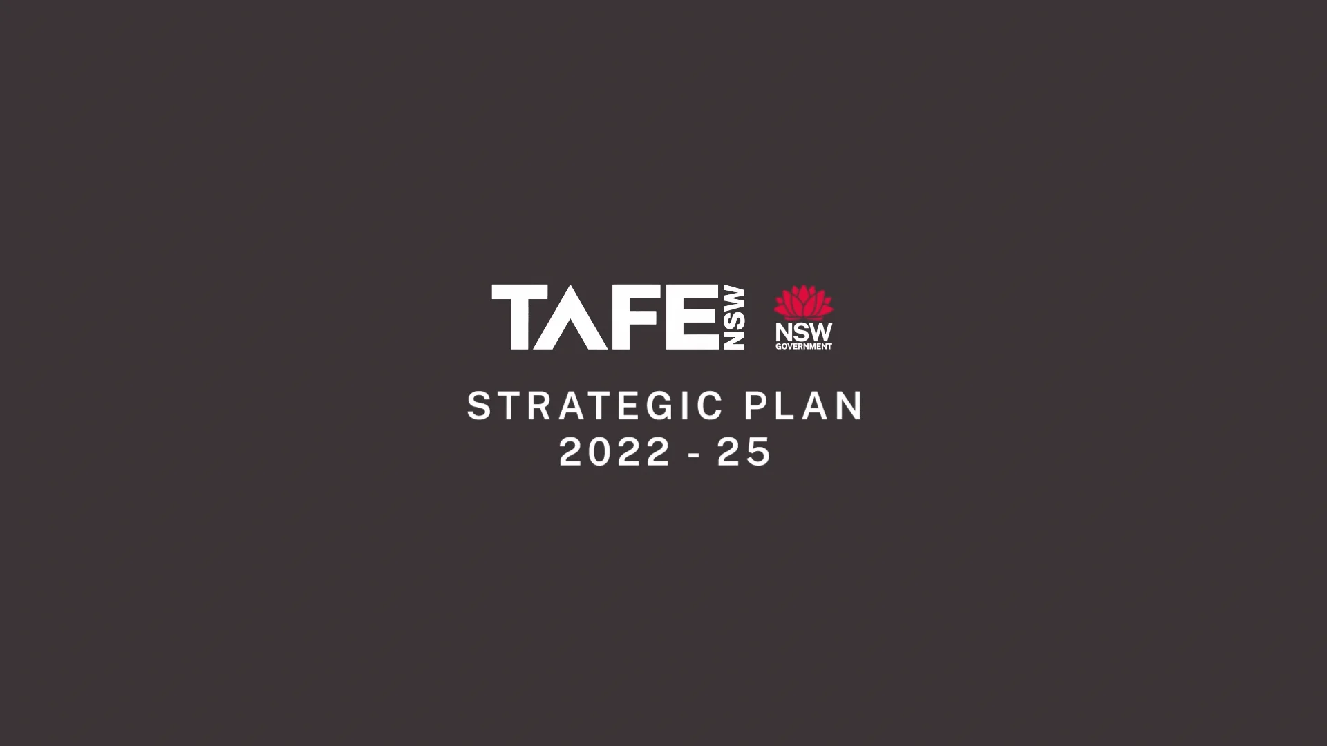 TAFE NSW Strategic Plan on Vimeo