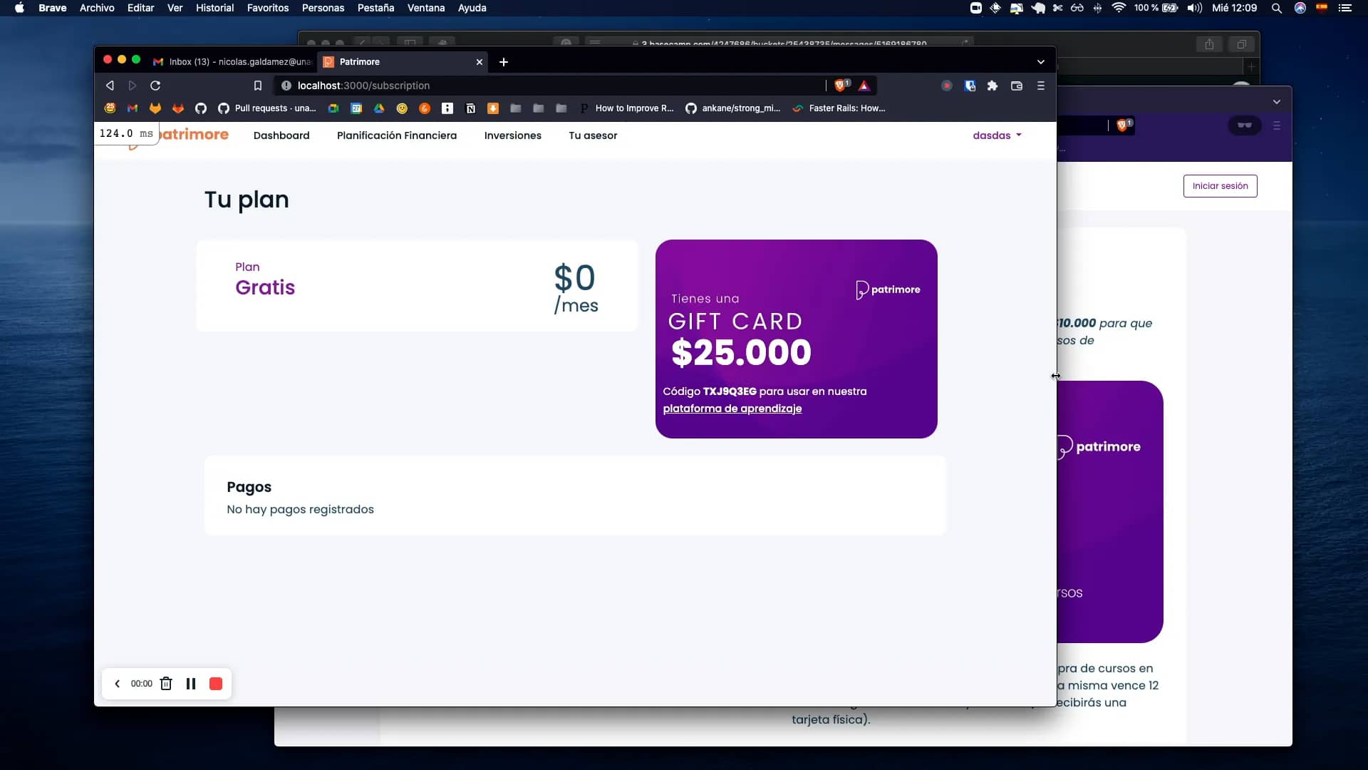 Gift card responsive on Vimeo