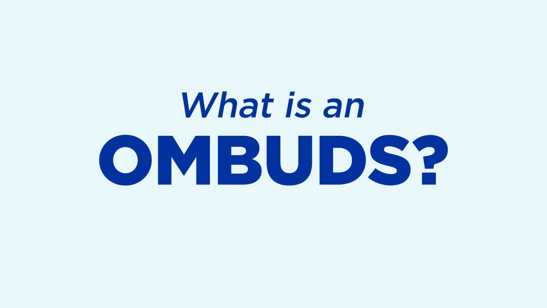 What is an Ombuds on Vimeo