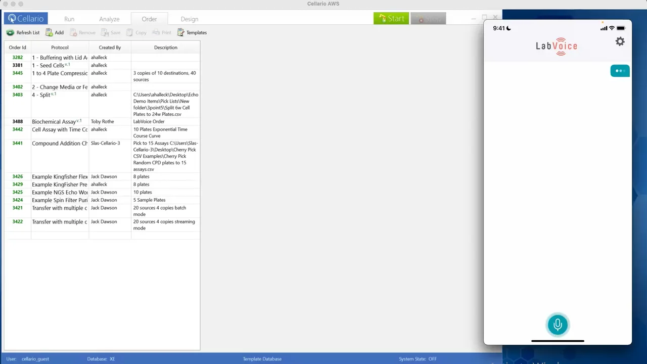 HighRes Cellario - Create Order with Template on Vimeo
