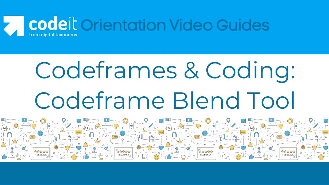 (E8) Coding & Codeframes - Codeframe Blend Tool on Vimeo
