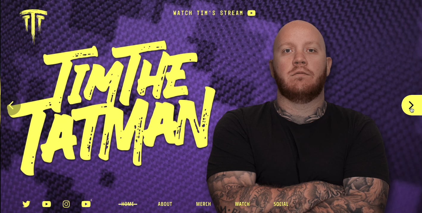 timthetatman website on Vimeo