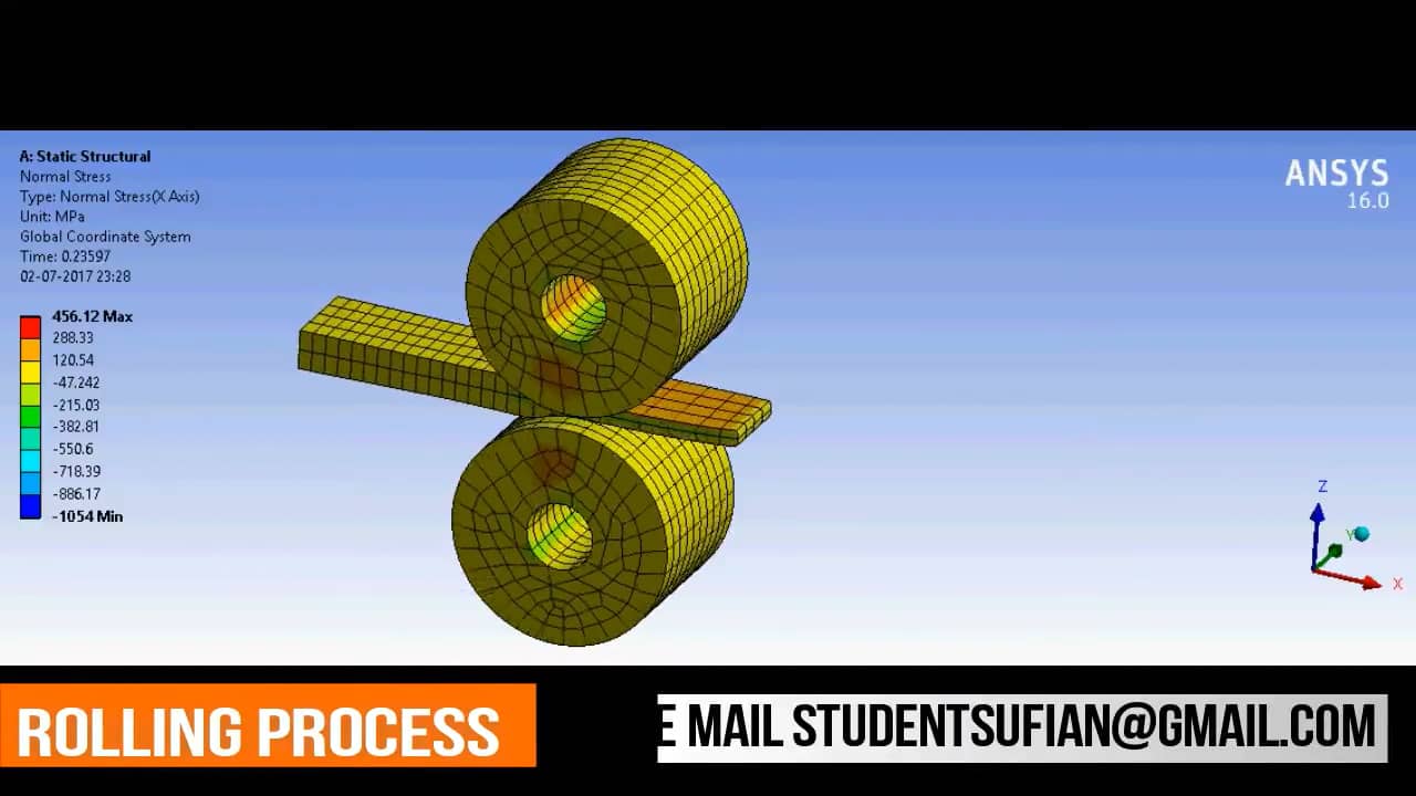 Rolling Process _ Cold Rolling Process In Ansys Workbench.mp4 on Vimeo