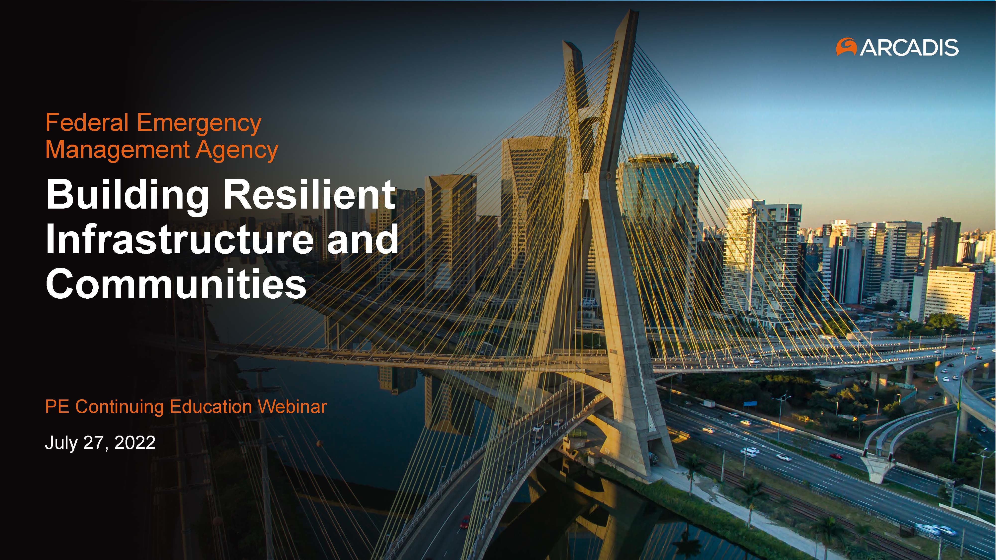 PE Continuing Education Series - FEMA's BRIC Grant Program: How to ...