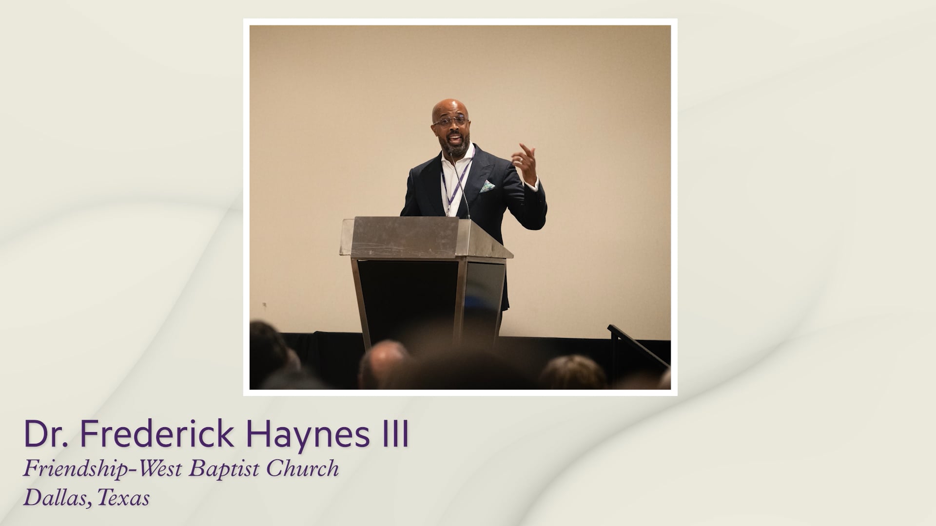 McCall Racial Justice Trailblazer Luncheon - Rev. Dr. Frederick Haynes ...