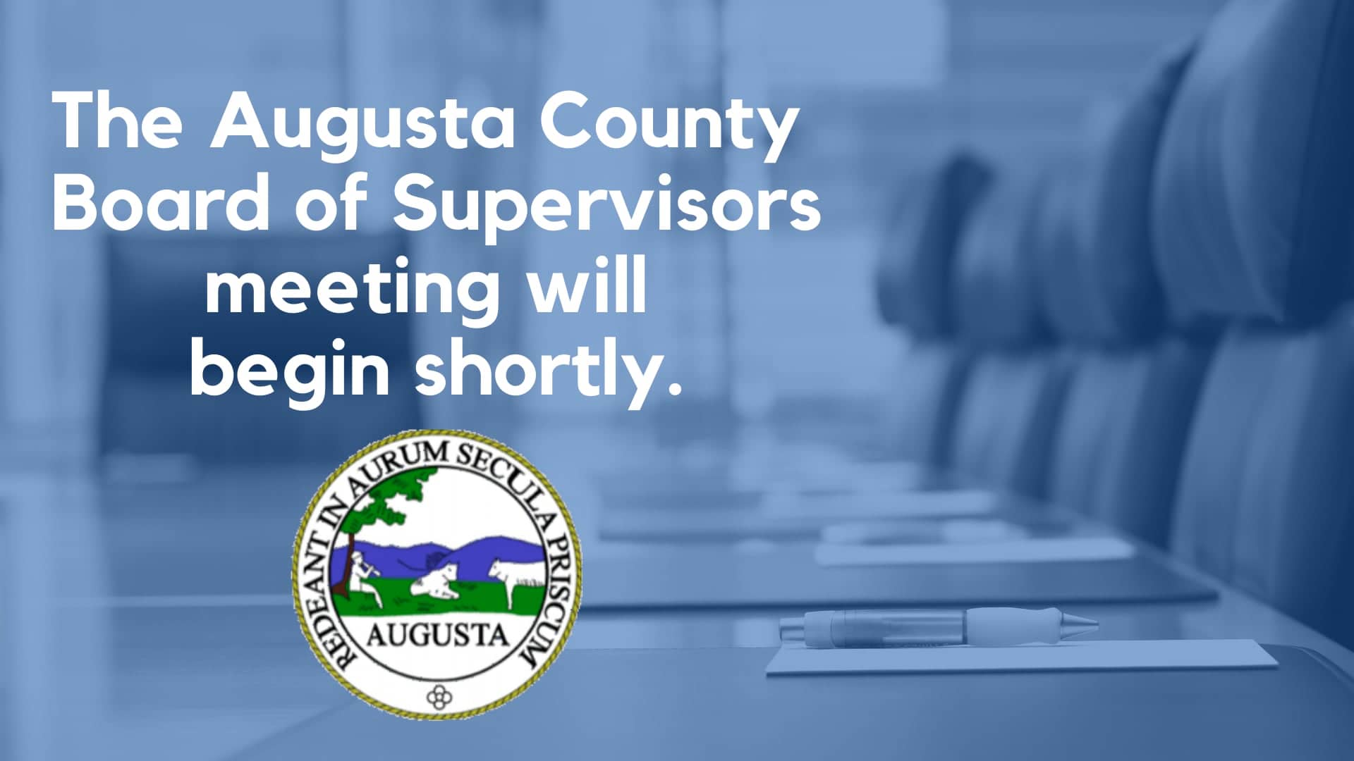 Augusta County Board of Supervisor’s Meeting on Vimeo