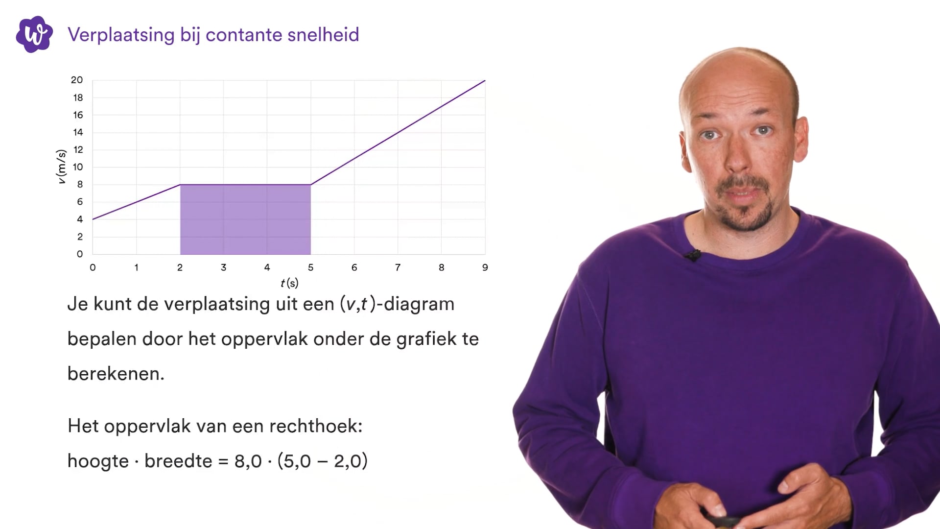 Verplaatsing bij constante snelheid oefenen | StudyGo