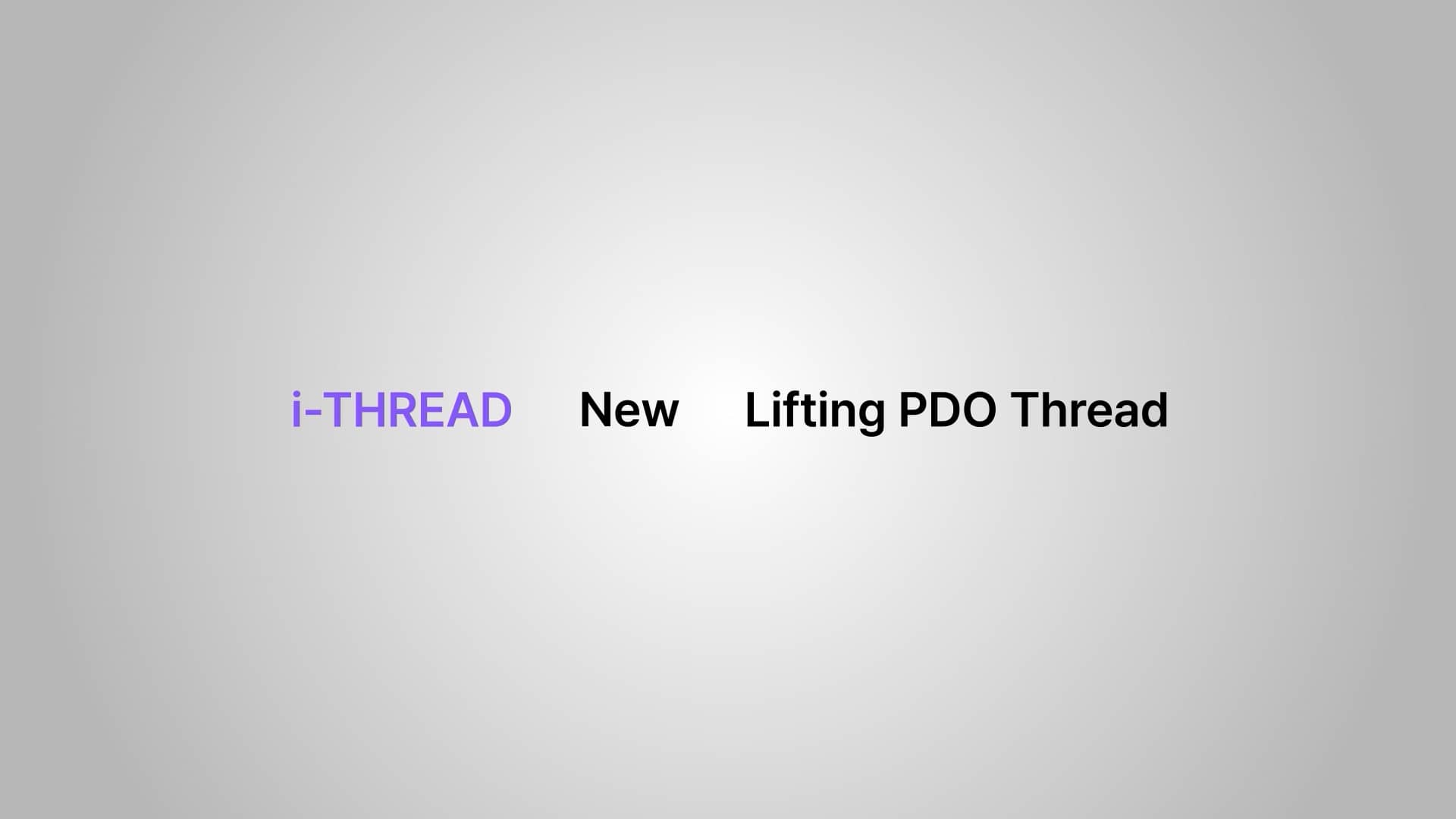 i-THREAD Promotion on Vimeo