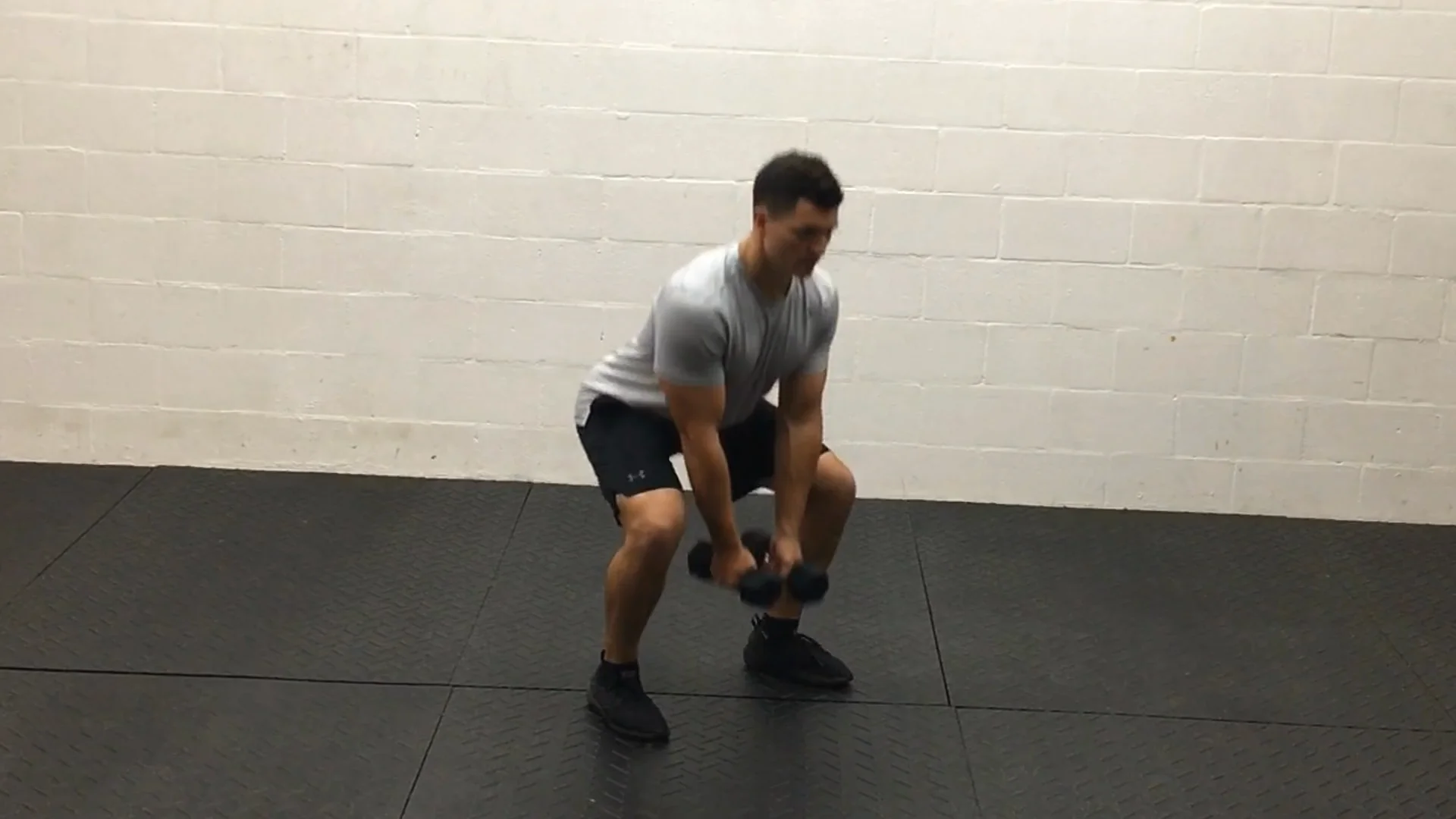 DB Squat Pulse (Between Legs) on Vimeo