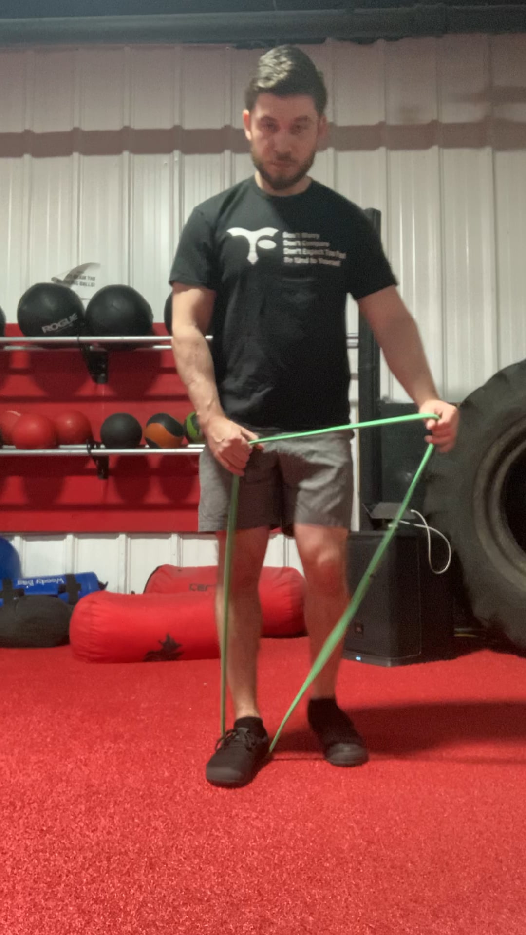 Banded Front Squat on Vimeo