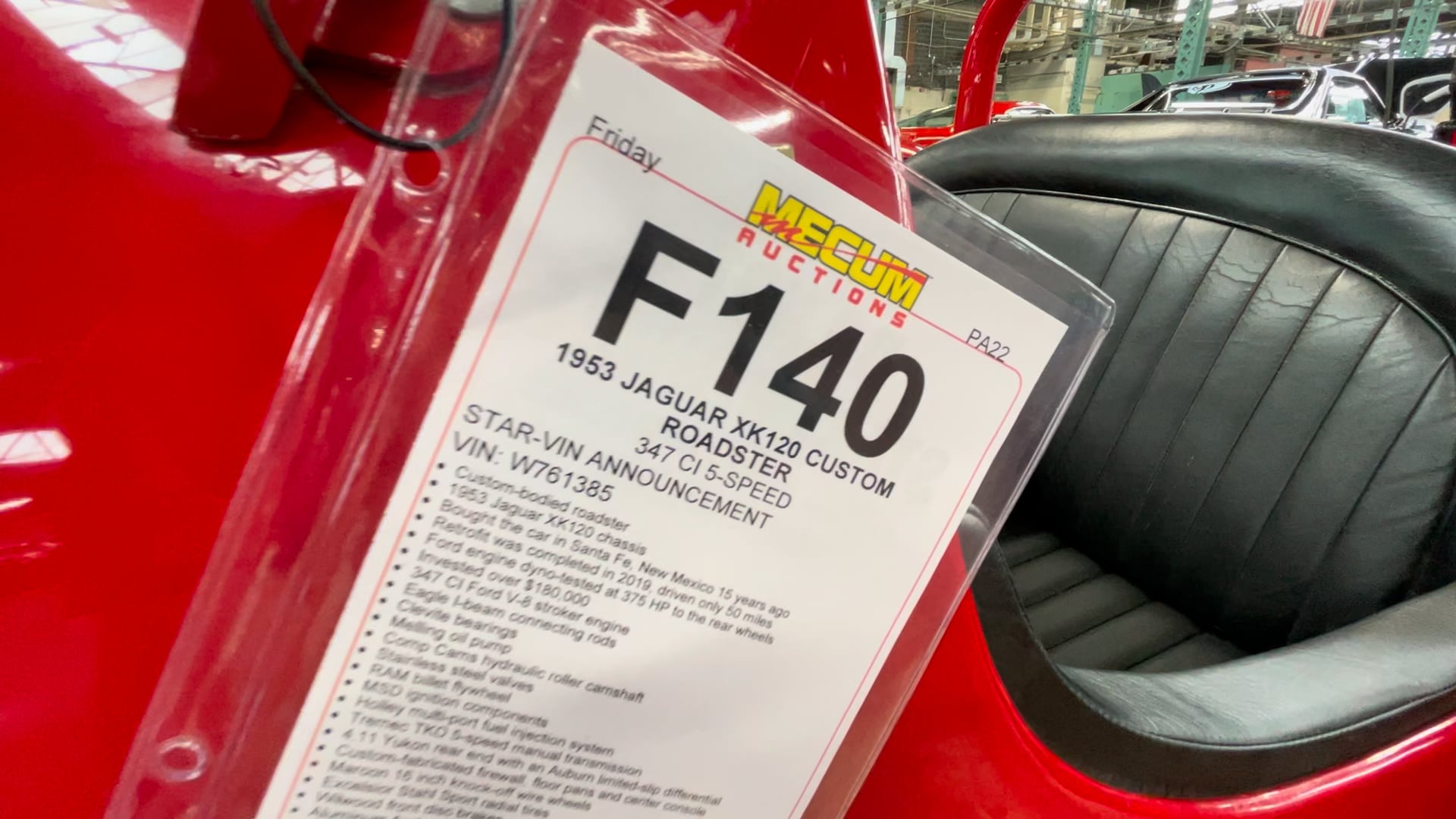 1953 Jaguar XK120 Custom Roadster | F140 | Harrisburg 2022