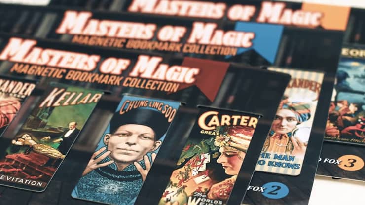 masters-of-magic-bookmarks-set-master-collection-by-david-fox-trick