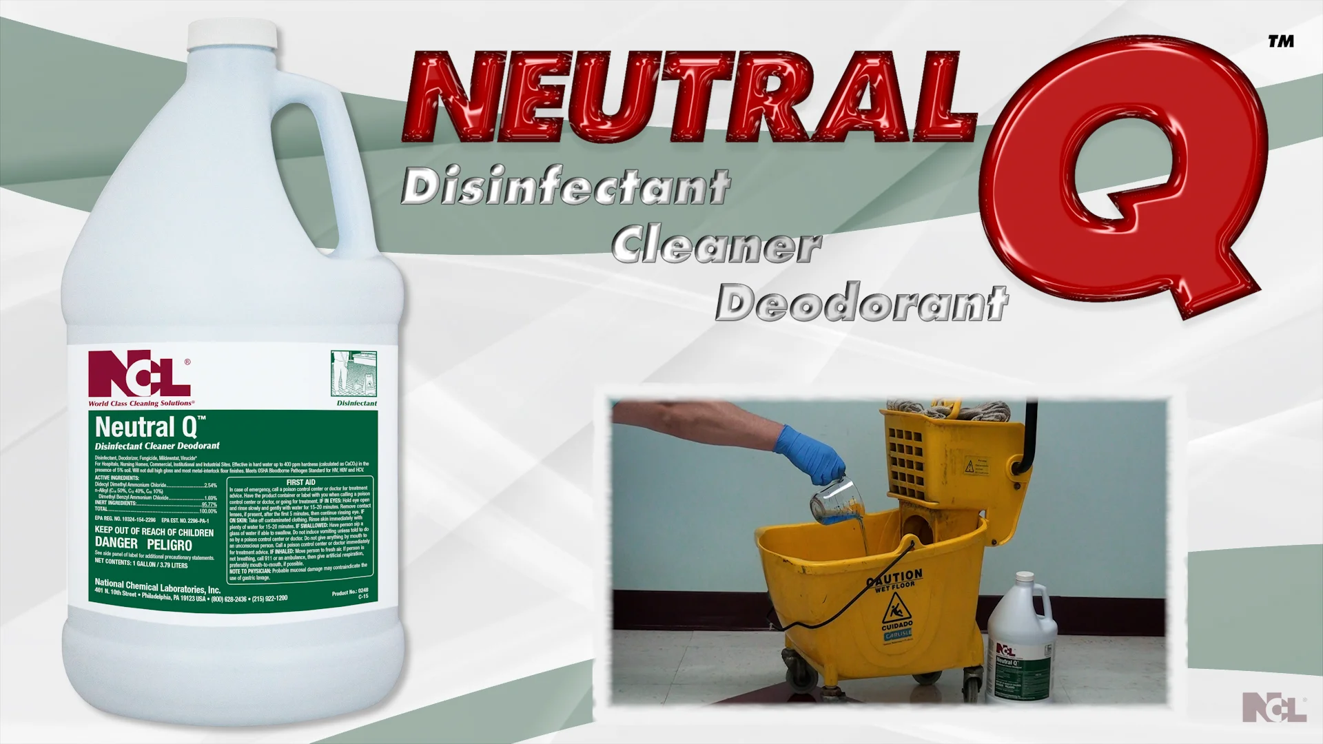 NEUTRAL-Q™ Disinfectant Cleaner Deodorant on Vimeo