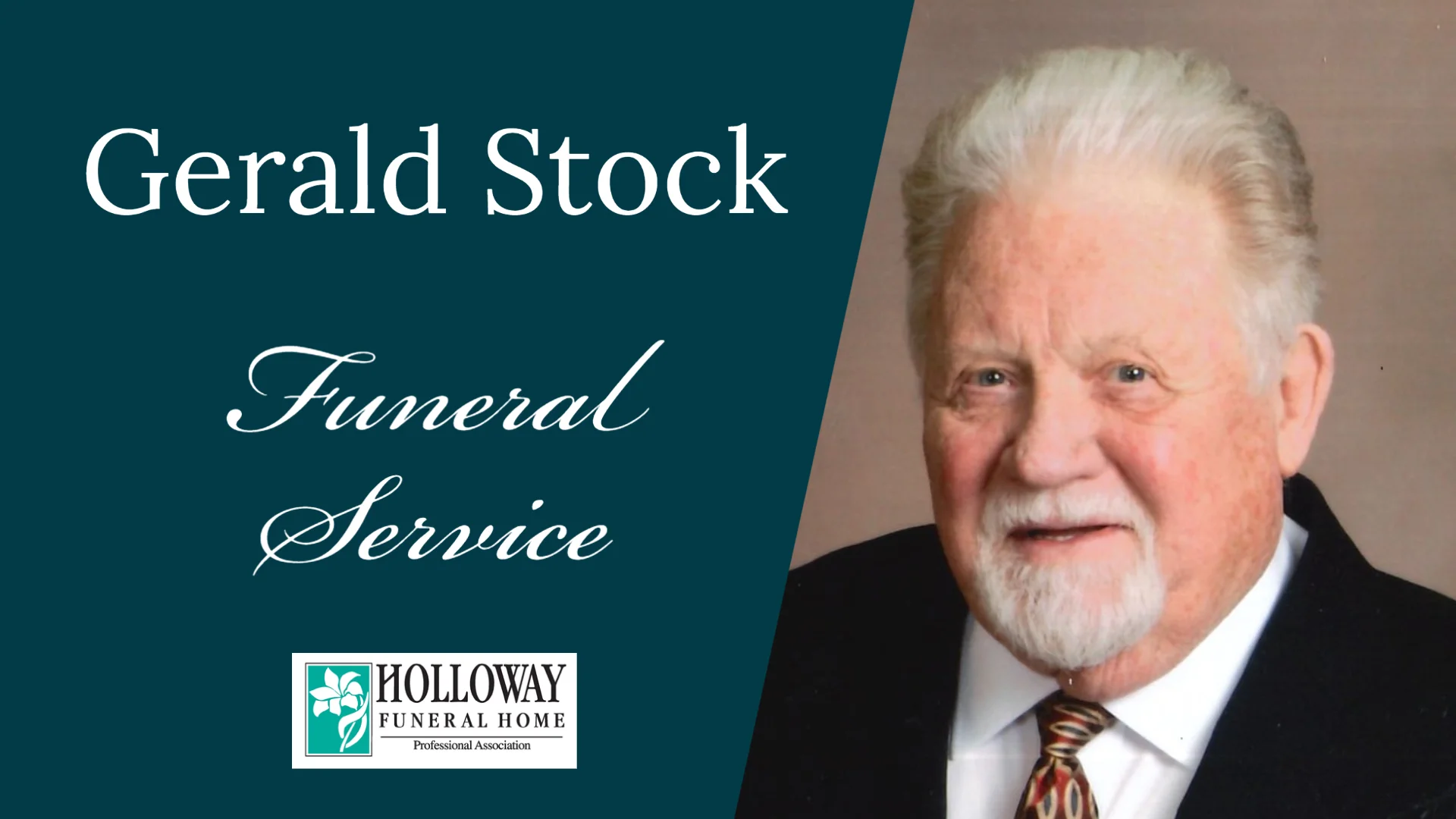 Funeral Service for Gerald Stock on Vimeo