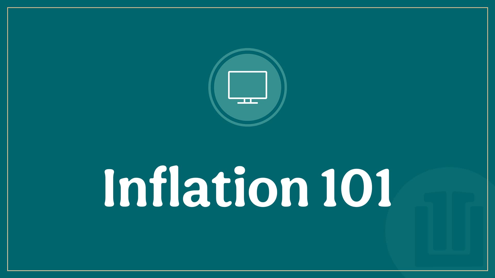 1. Inflation 101 on Vimeo