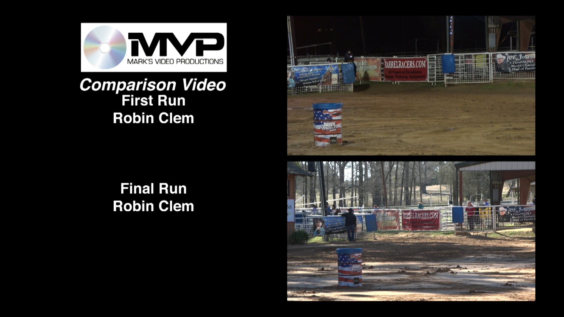 Robin Clem 2022 Josey Adult Clinic Compare 1st Run vs Final Run.mp4 on ...