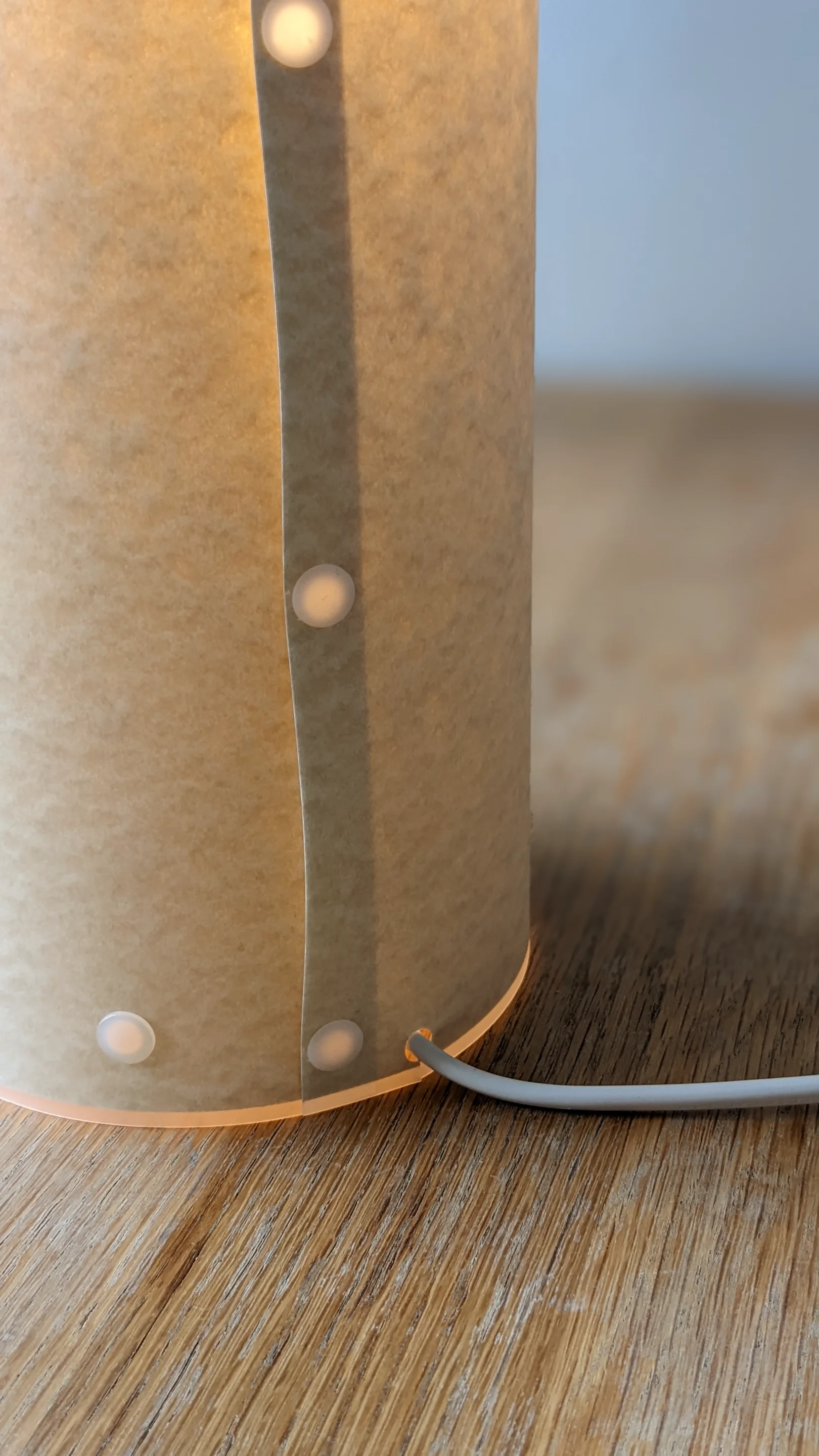 what to do with the cable when your lamp arrives on Vimeo