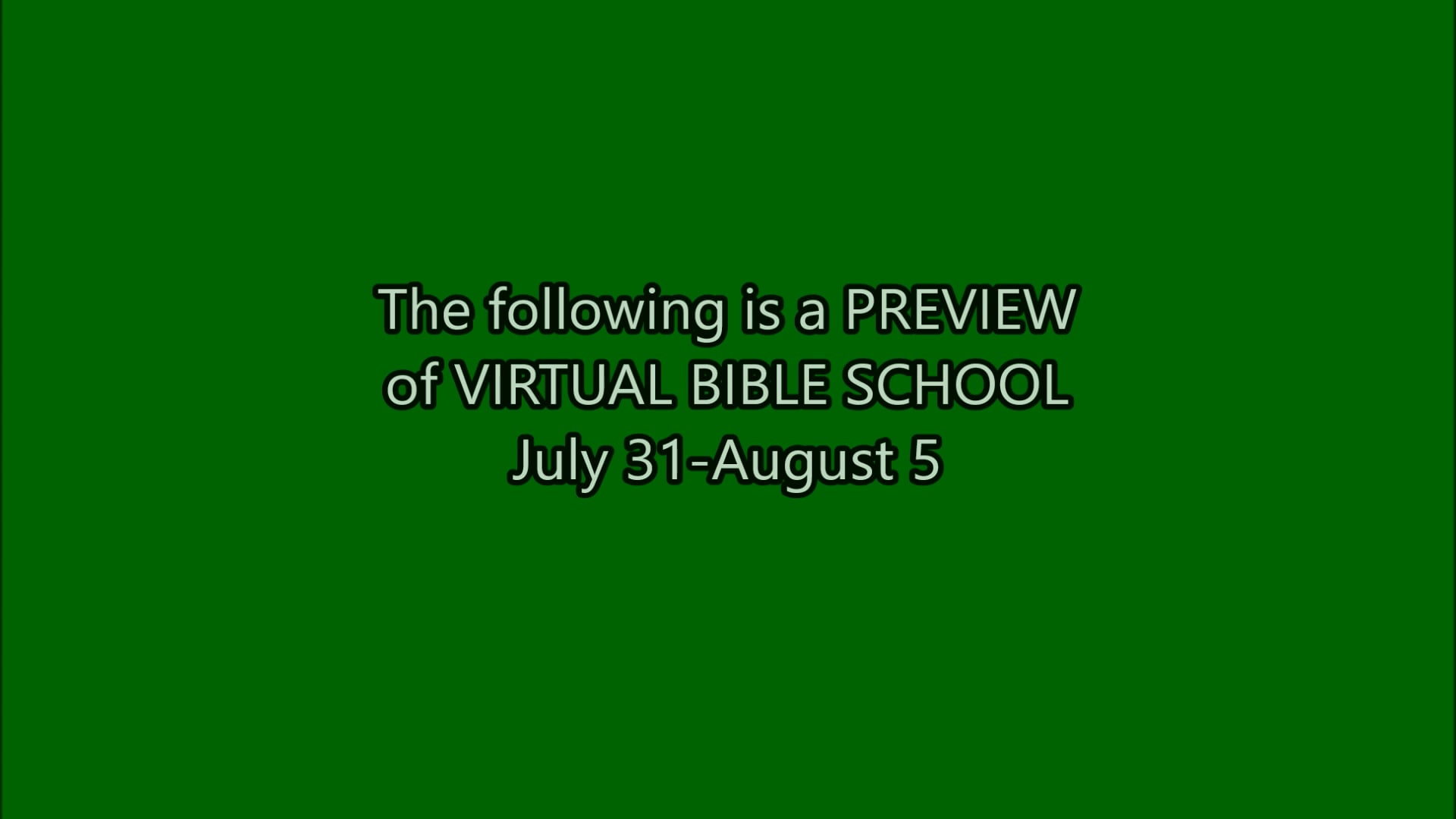 VBS Promo 2022 on Vimeo
