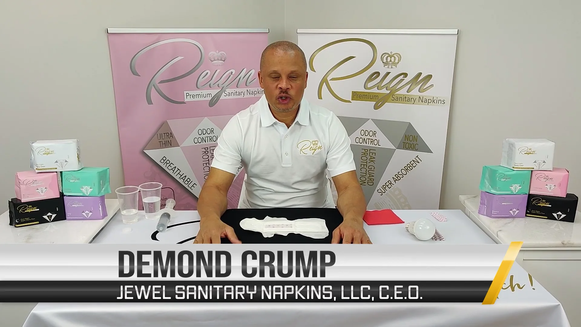 Reign Pads Demonstration by CEO Demond Crump.mp4 on Vimeo