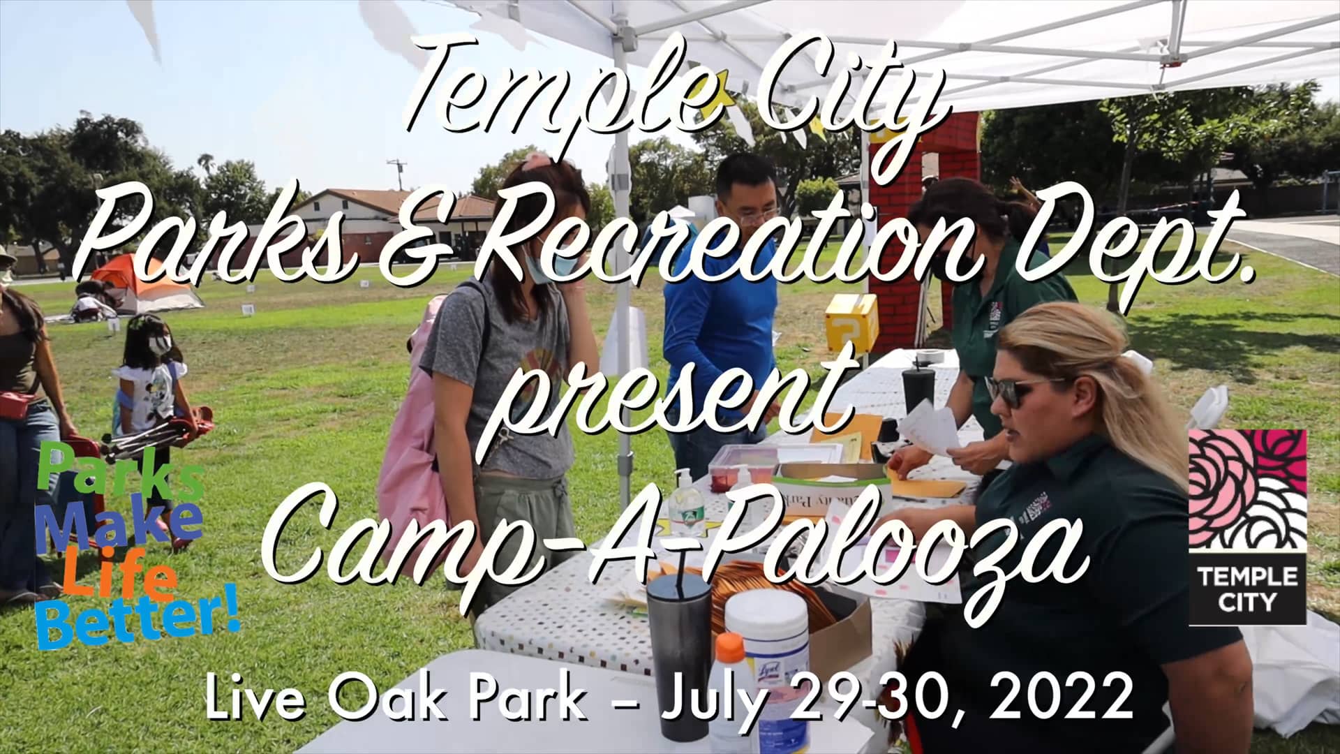 July 29-30, 2022 – Temple City Parks & Recreation Camp-A-Palooza Family ...