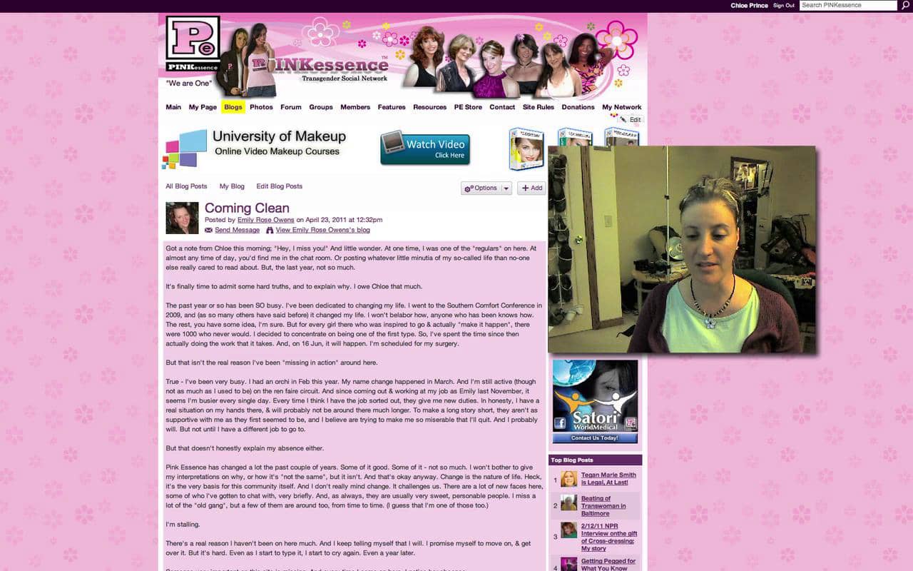 Chloe Prince: Coming Clean - on PINKessence - A Blog Review on Vimeo