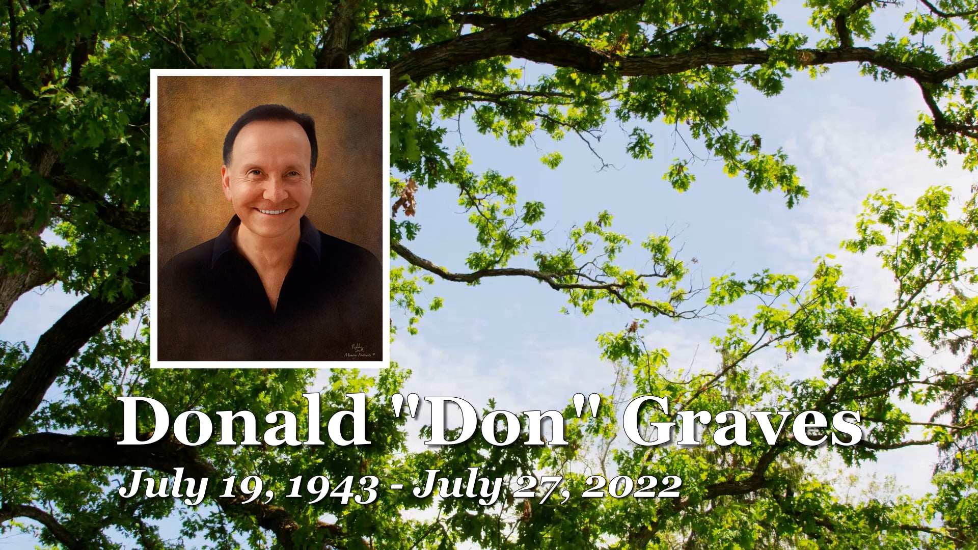 Donald "Don" Graves - Morgan & Nay Donald Graves.mp4 on Vimeo