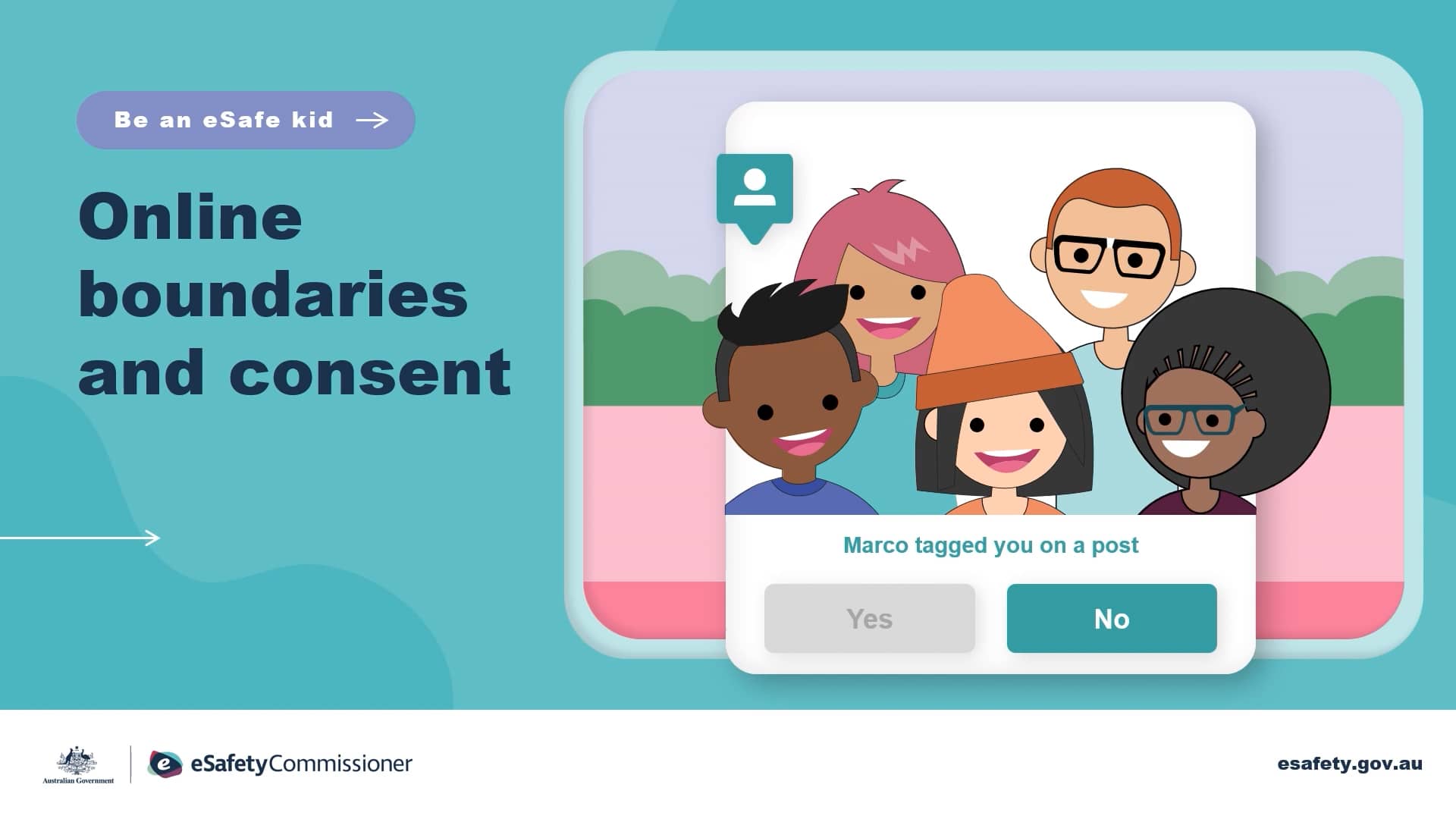 Online boundaries and consent animated slide deck on Vimeo