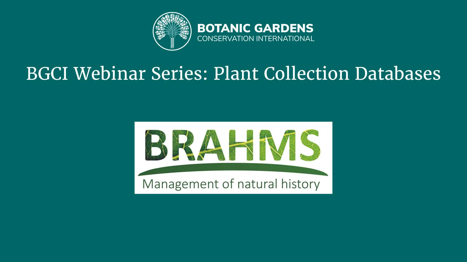 Plant Collection Databases Webinar: BRAHMS on Vimeo