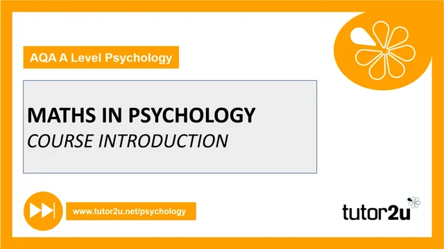 Maths In A-Level Psychology Mastering Tutor2u, 40% OFF