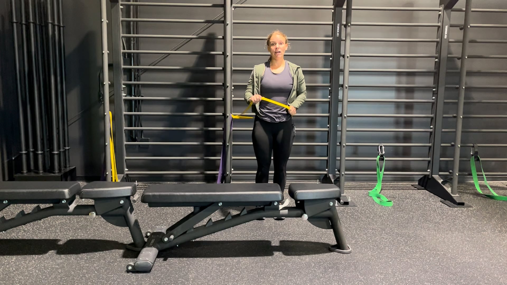 Seated Banded Double Leg Step to Explosive Knee Drive on Vimeo