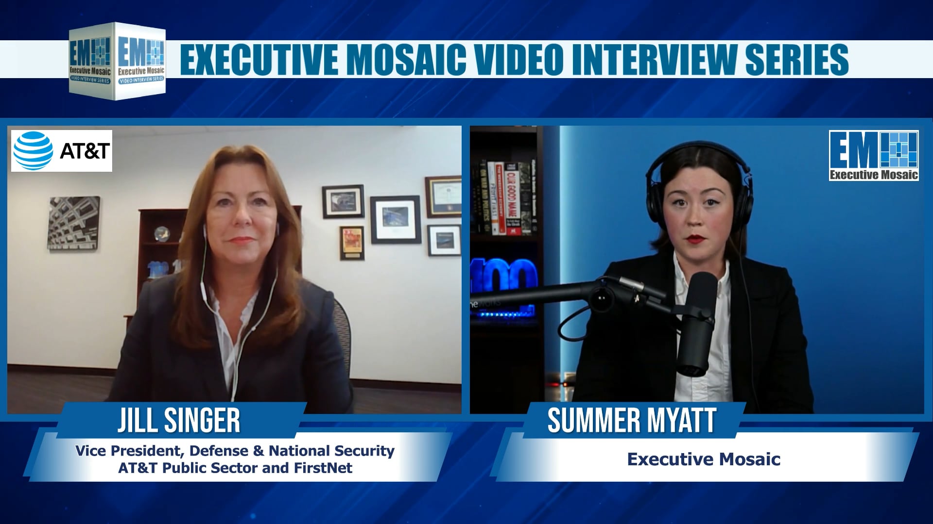 JILL SINGER - Vice President, Defense & National Security, AT&T Public ...