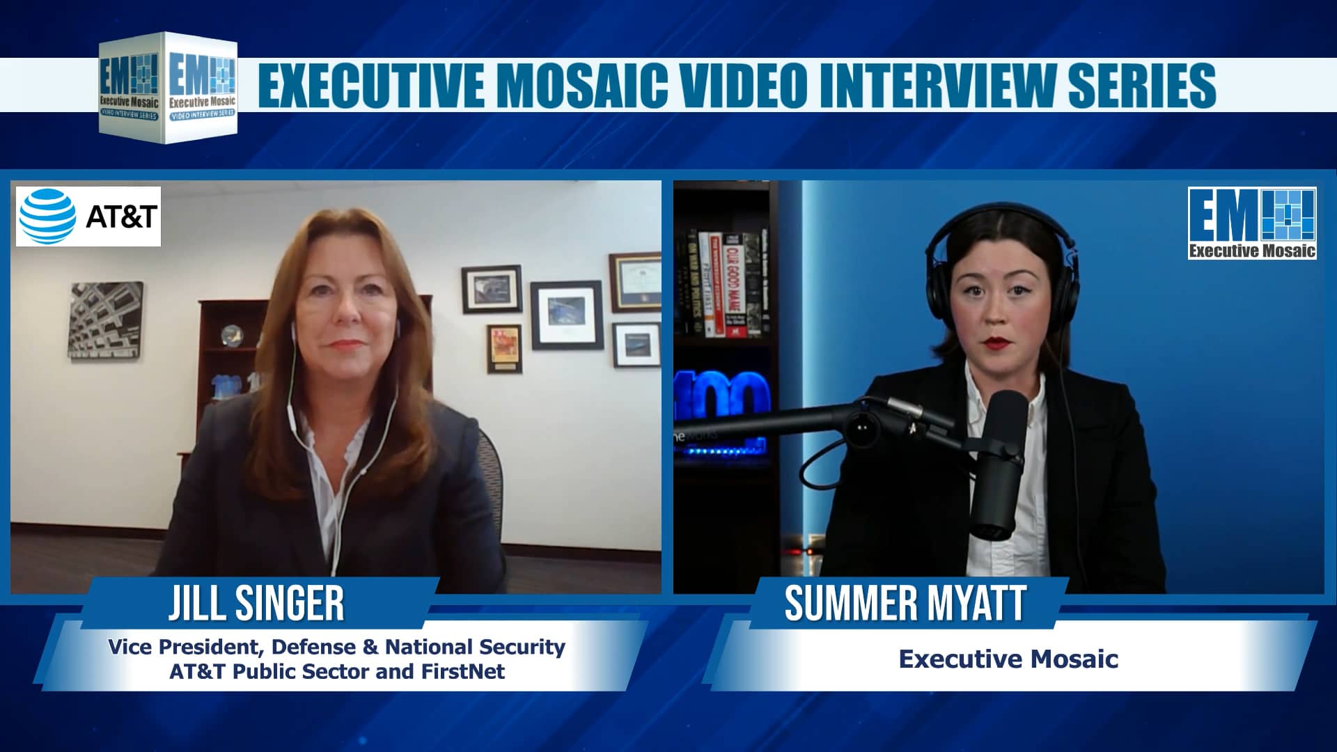 JILL SINGER - Vice President, Defense & National Security, AT&T Public ...