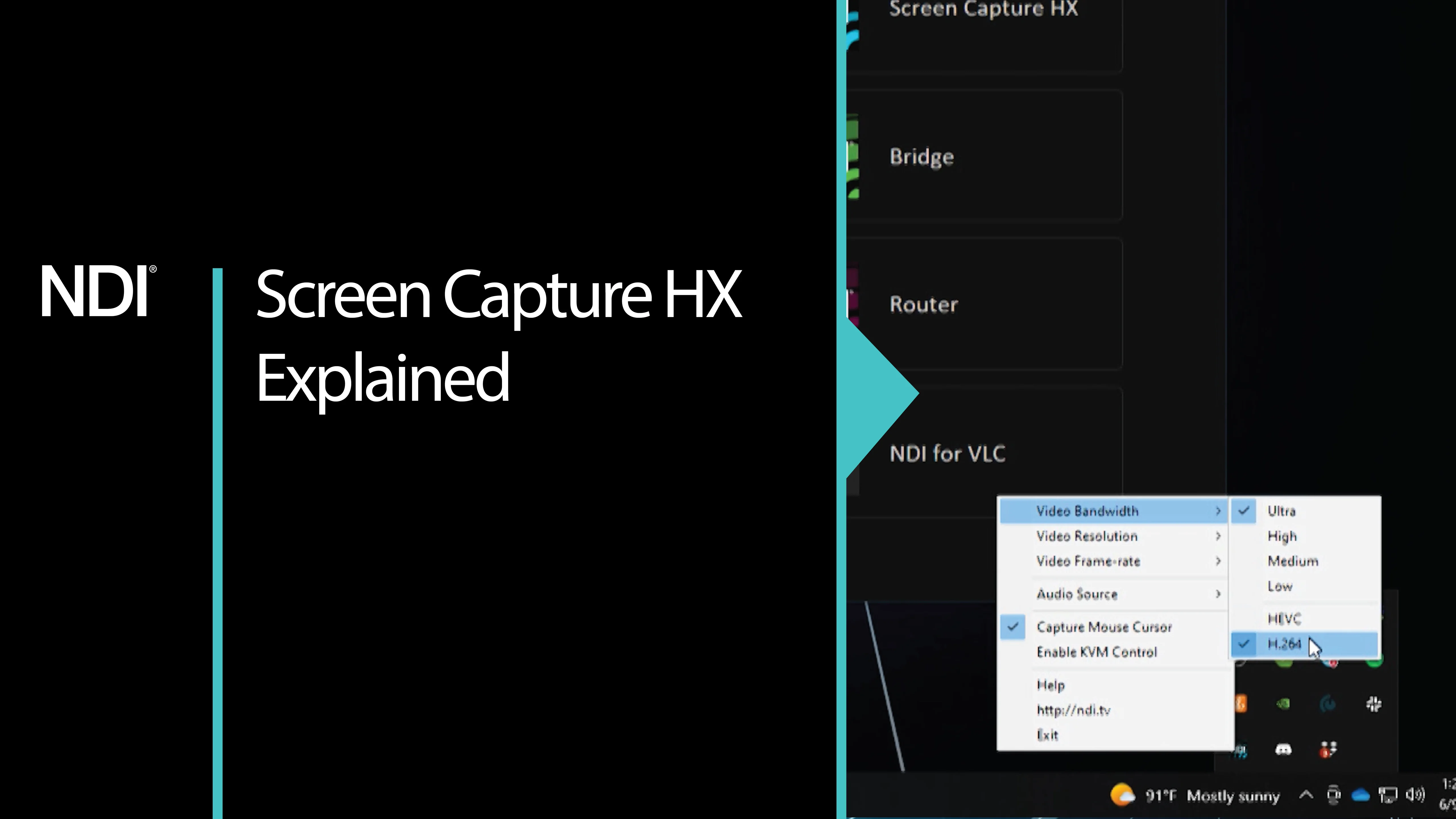 NDI Screen Capture HX Explained on Vimeo