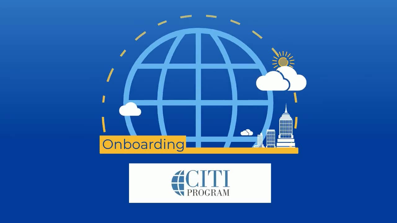 Onboarding CITI Program on Vimeo