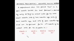 Forecasting Weighted Moving Average Example 1 On Vimeo