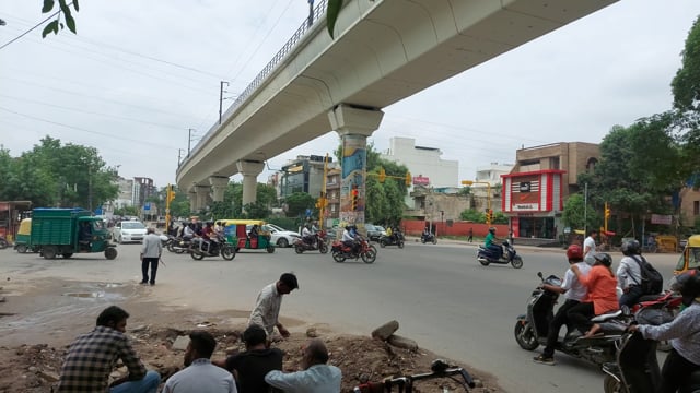 Indian Road City Delhi - Free video on Pixabay