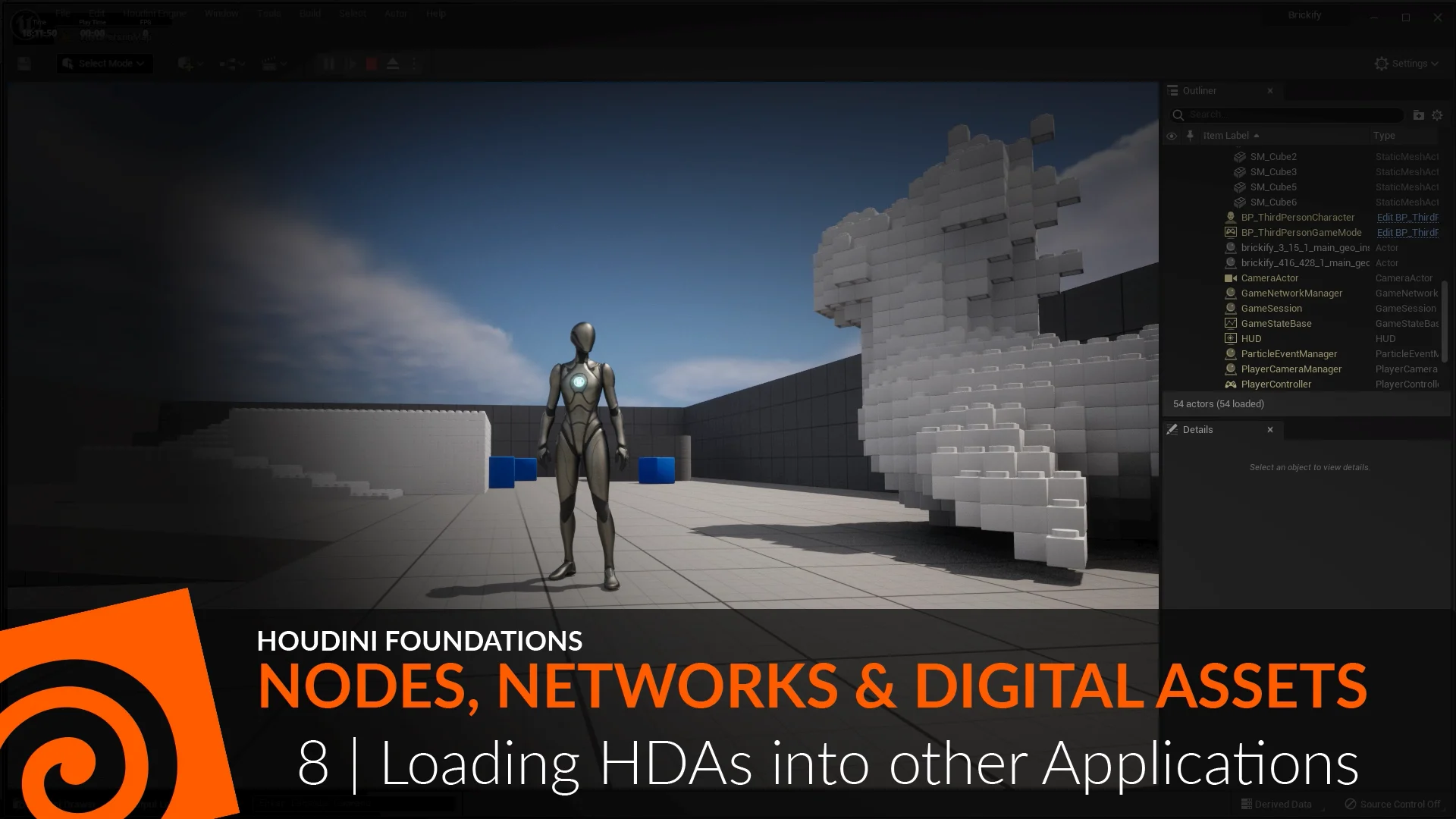 Houdini Foundations | Nodes, Networks & Digital Assets 8 | Loading HDAs ...