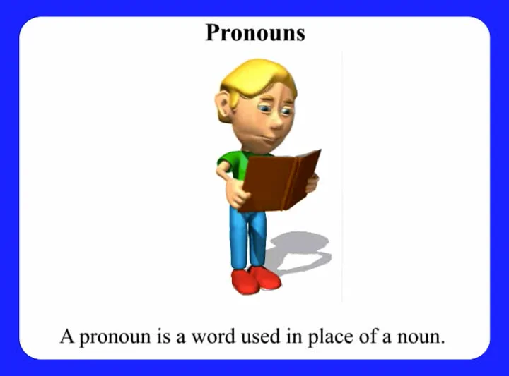 Grammar 3 - Pronouns - 8(Animation)SP on Vimeo