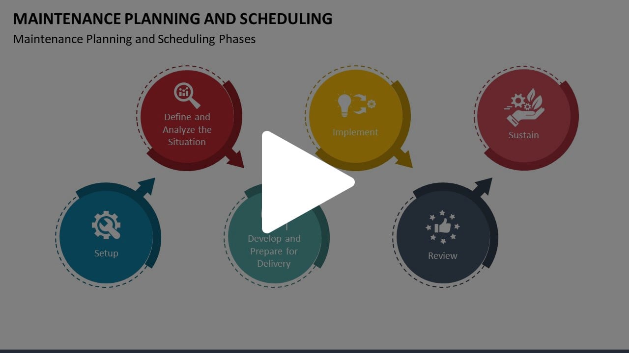 Maintenance Planning and Scheduling Animated Presentation - SketchBubble