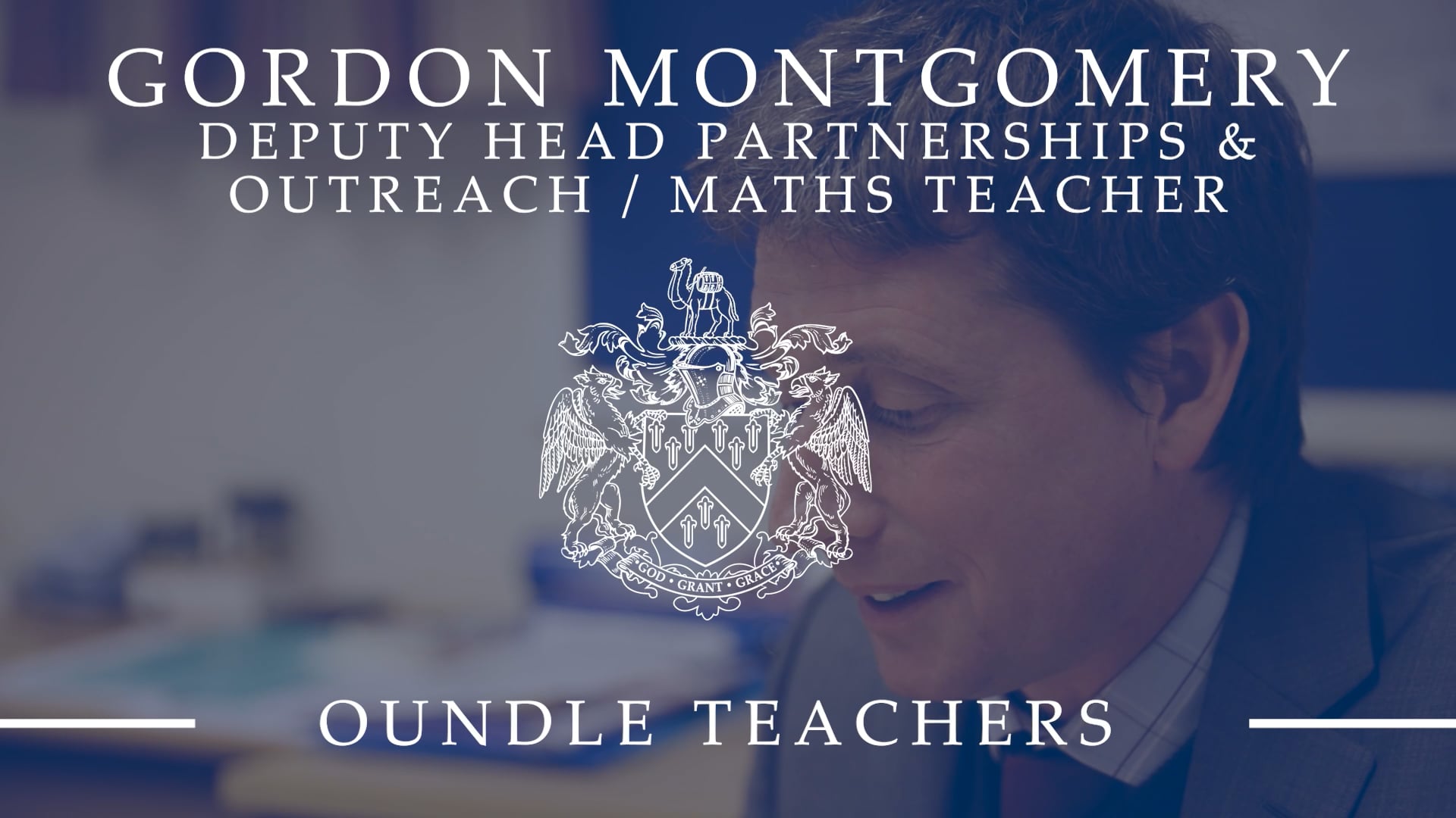 Gordon Montgomery, Deputy Head, Partnerships and Outreach on Vimeo