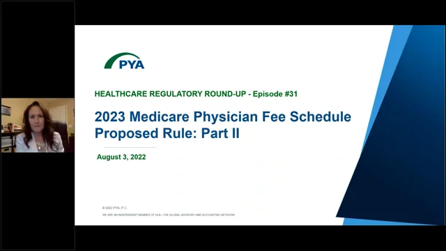 Physician Fee Schedule 2022