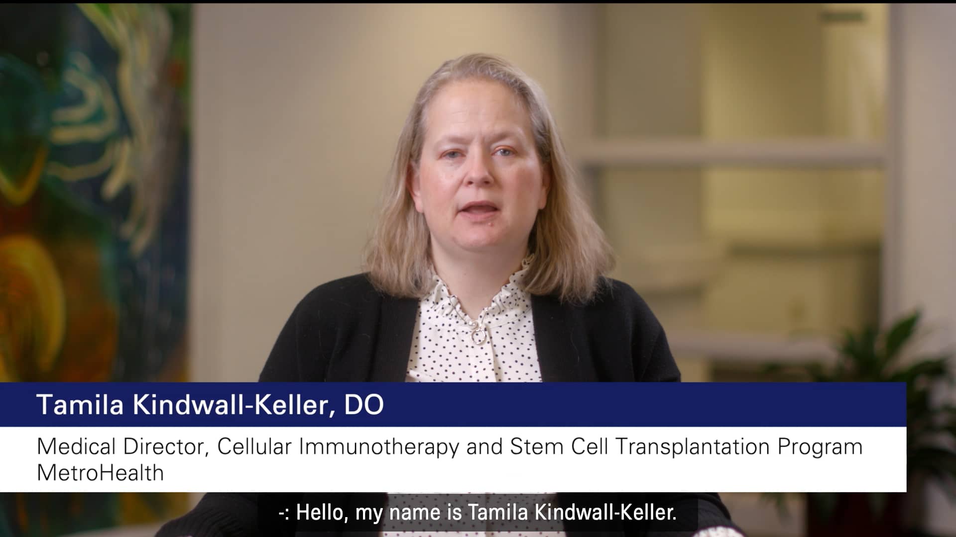 Dr. Tamila Kindwall-Keller – Bone Marrow and Stell Cell Transplants on ...