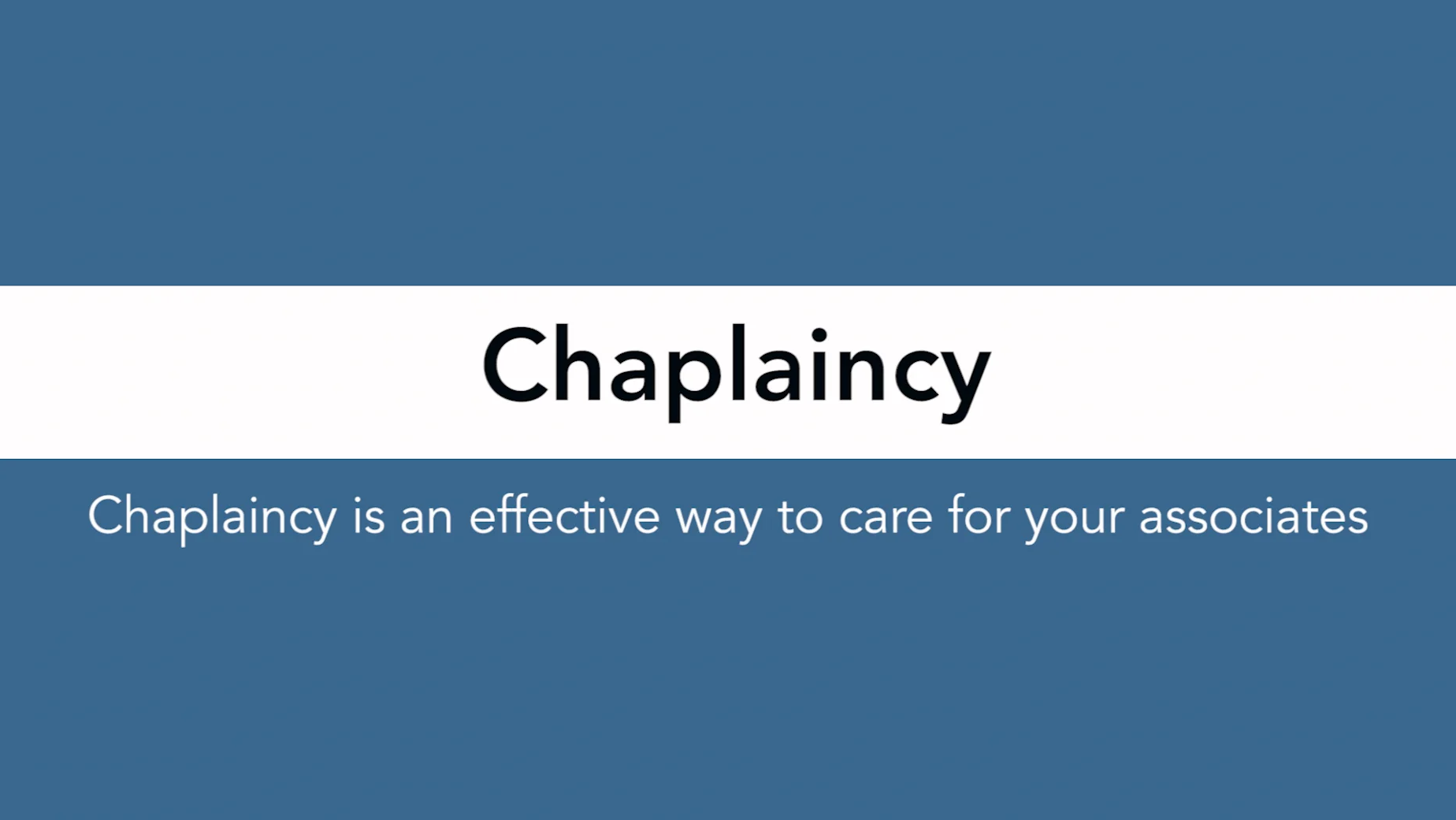 CAW - Toolkit - Bring in Chaplaincy on Vimeo