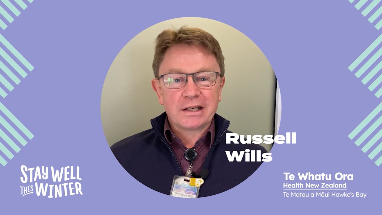 Dr Russell Wills - Keeping tamariki well