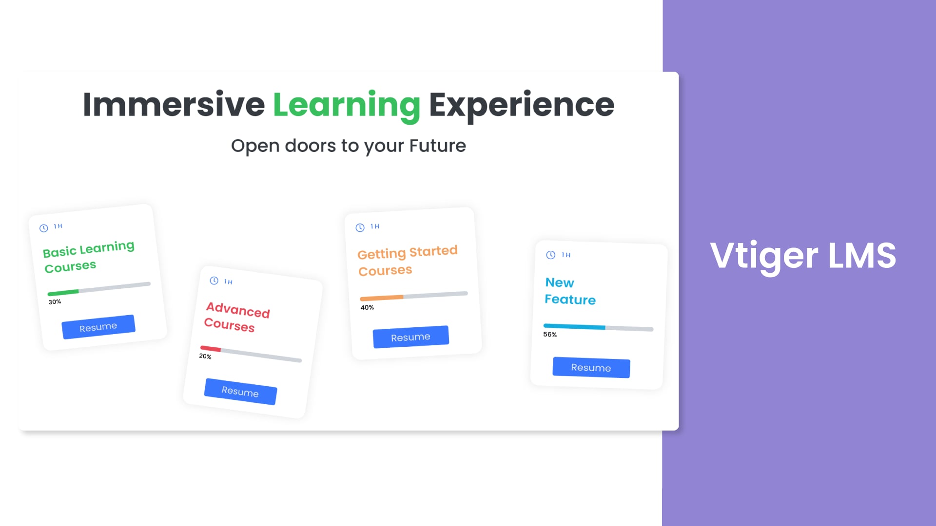 Vtiger LMS Portal | Learning Management System in CRM | Learner Console on Vimeo
