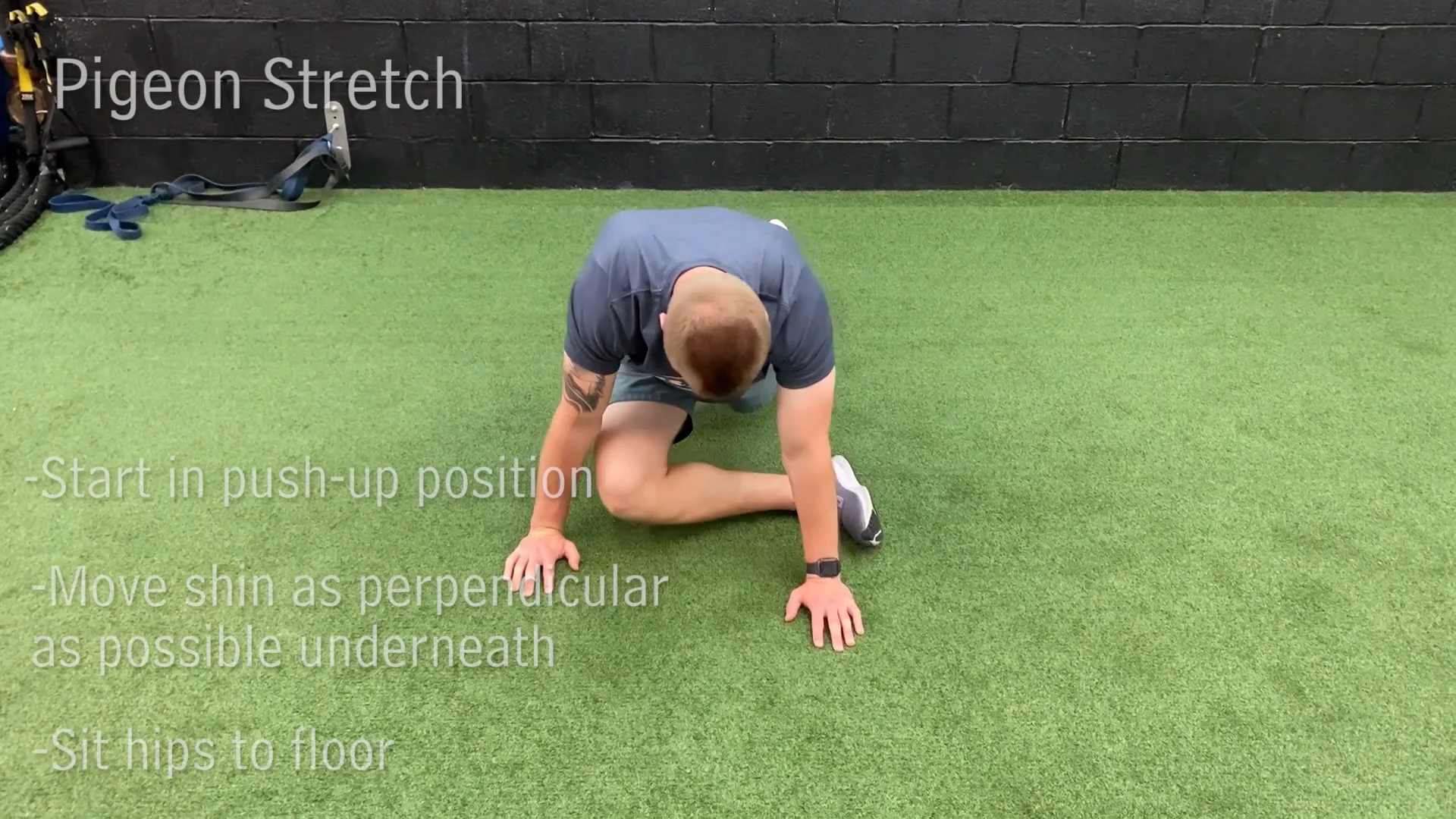 Prone Hip Rotator Stretch on Vimeo