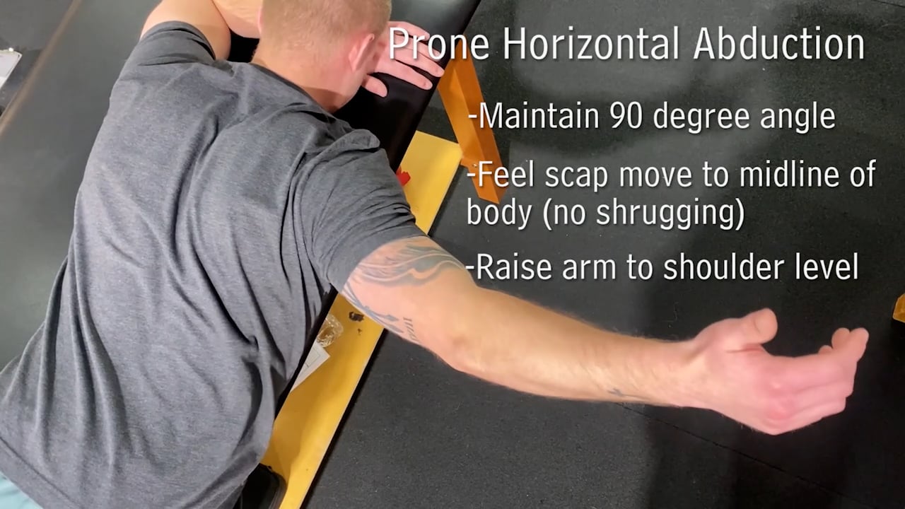 Prone Horizontal Abduction on Vimeo