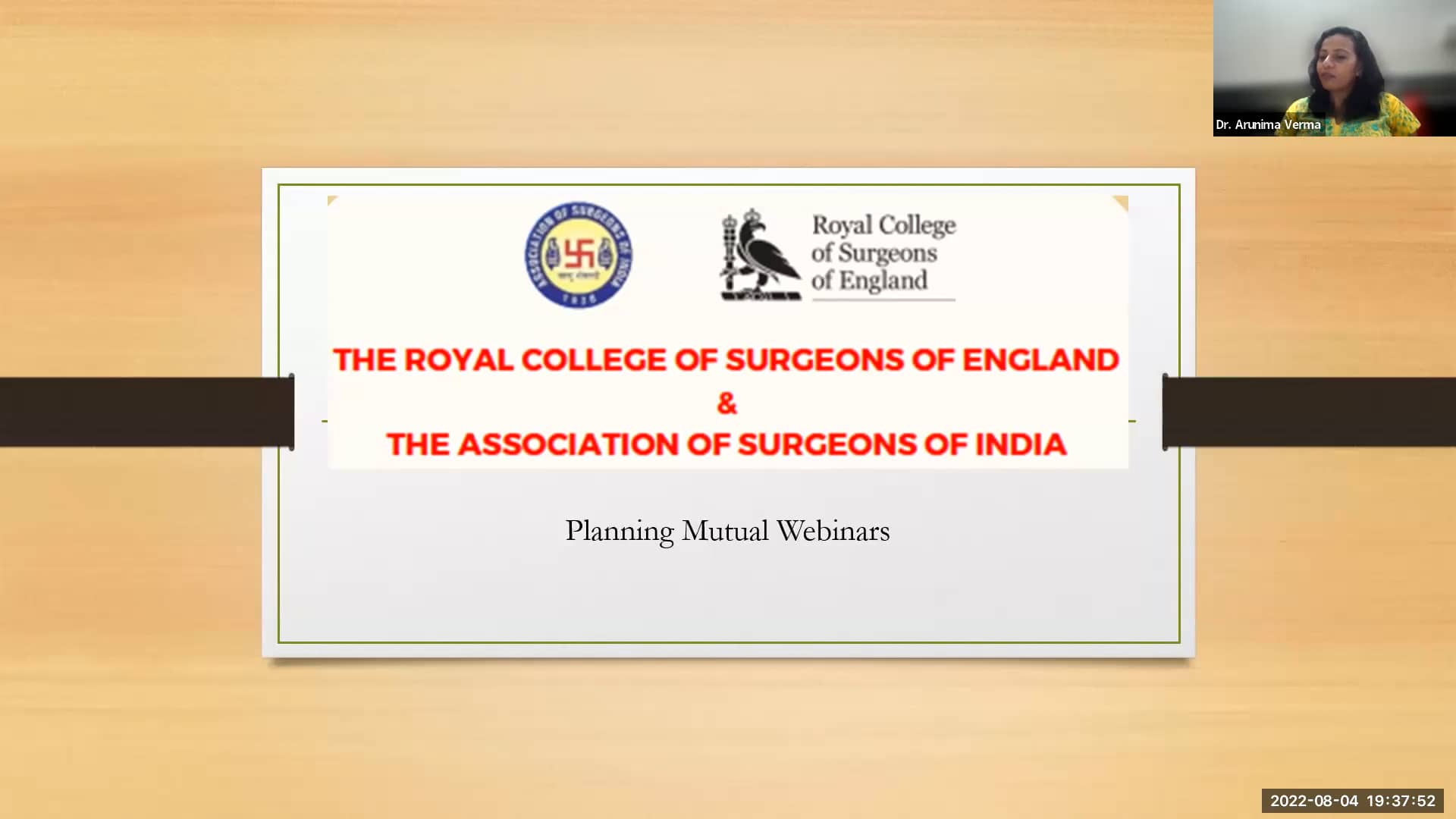 Mutual Webinar between ASI & RCS England 2022-08-04 13:30:06 on Vimeo
